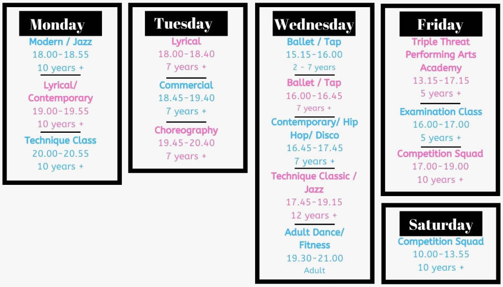 Our Dance Classes - LCDC Fitness & Dance